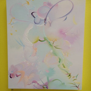 Fiona Rae Artist Royal Academy Works Canvas Wall Art Bedroom Decor ...