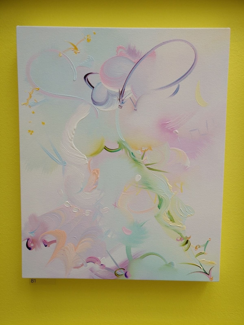 Fiona Rae Artist Royal Academy Works Canvas Wall Art Bedroom Decor ...