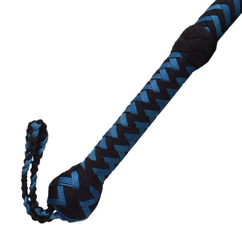 Paracord Bullwhip With Nylon Belt Holder 4ft to 16ft Long Whips for ...