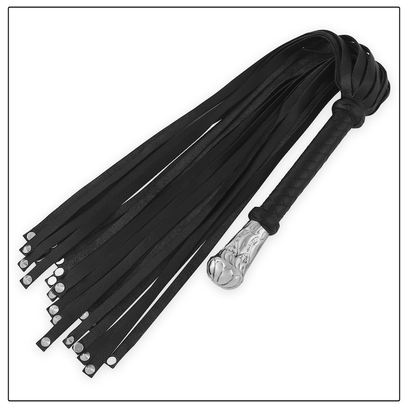 25 Tails Leather Flogger BDSM Spanking Flogging Tool for Role Play High ...