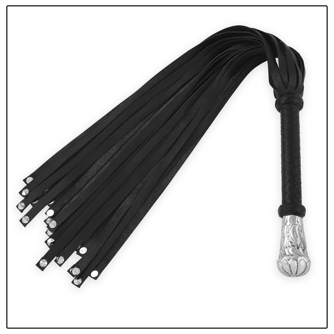 25 Tails Leather Flogger BDSM Spanking Flogging Tool for Role Play High ...