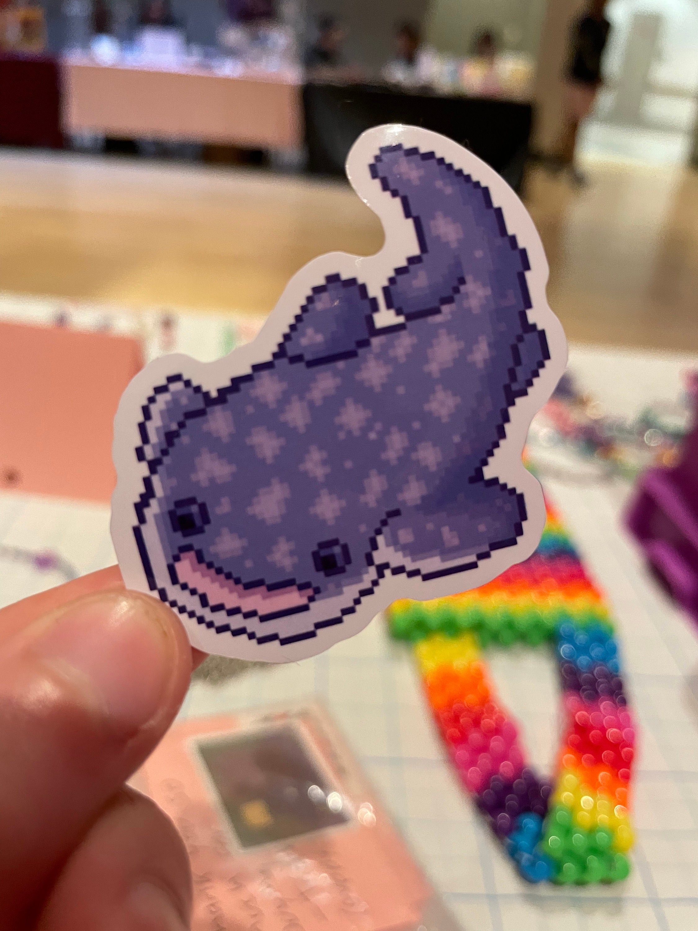 Whale Shark Stickers Pixel Art, 8bit - Etsy