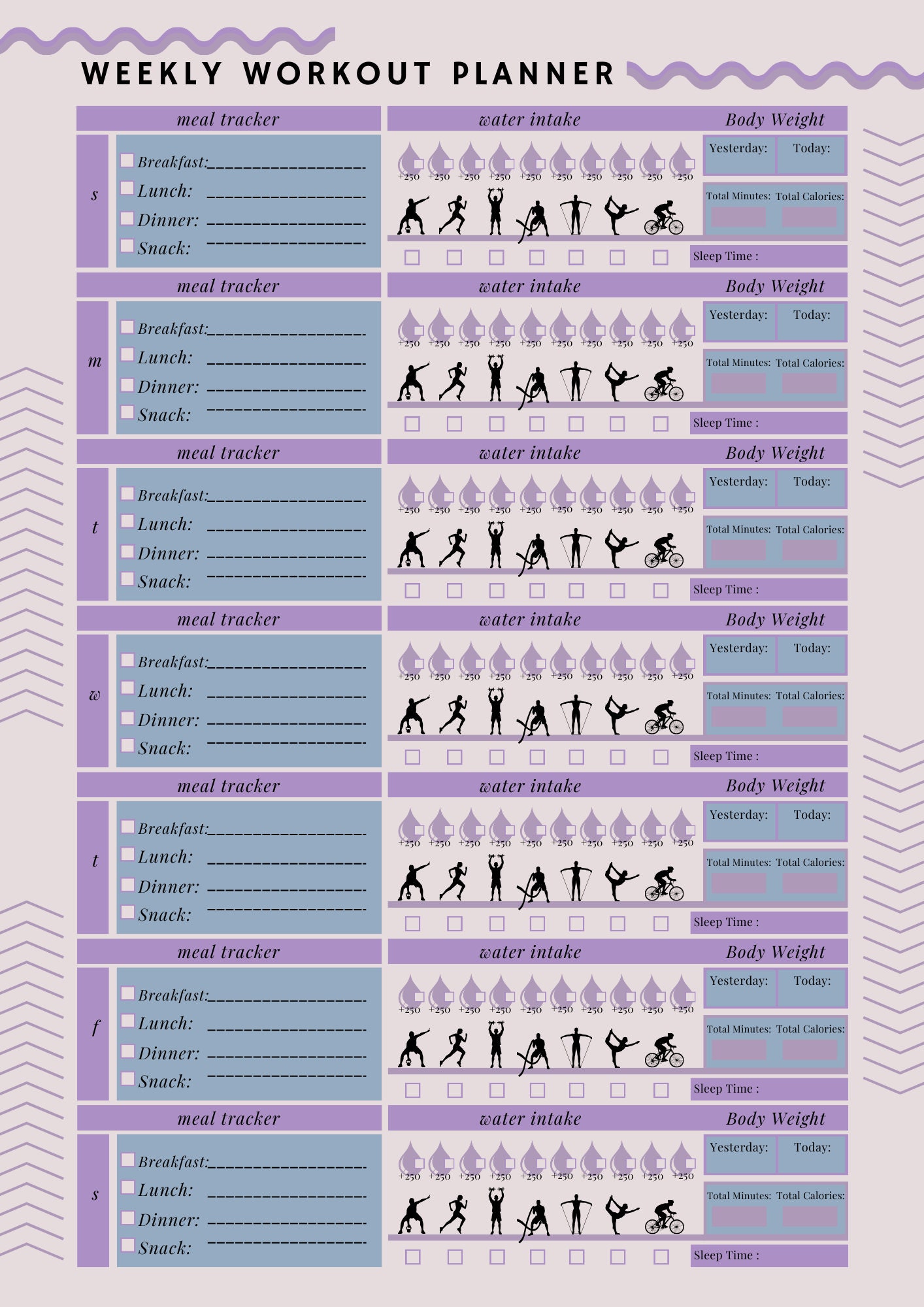 Printable Yearly Life Journal and Planner - Etsy