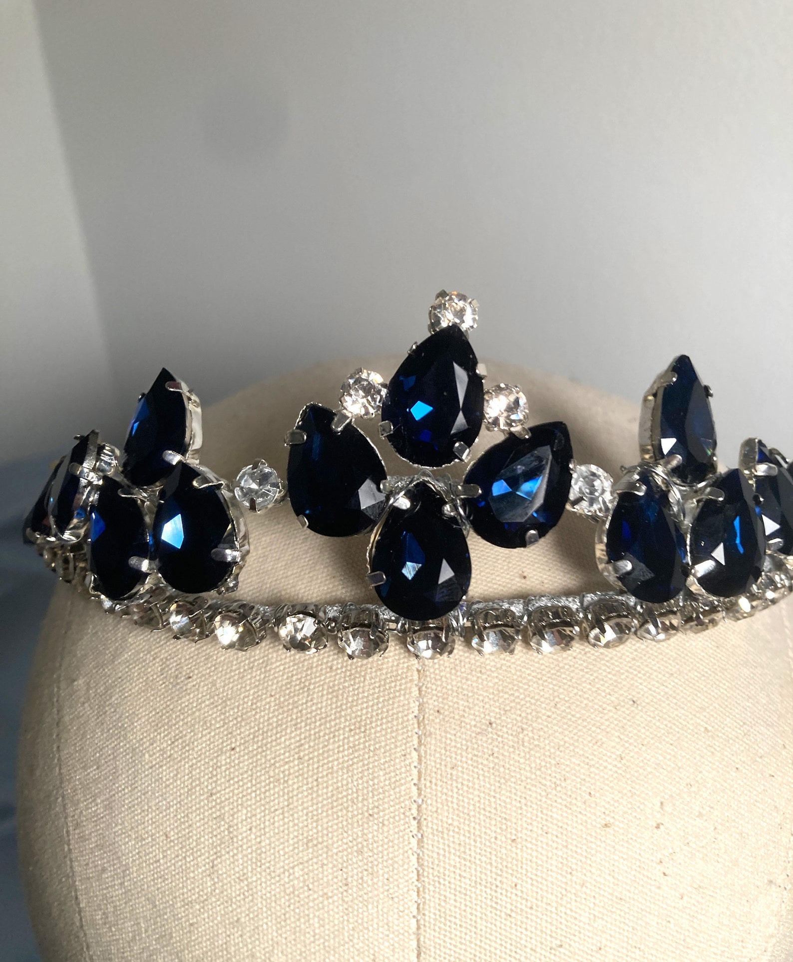 Midnight Blue Tiara for Ballet, Bridal, Prom, Costume - Etsy