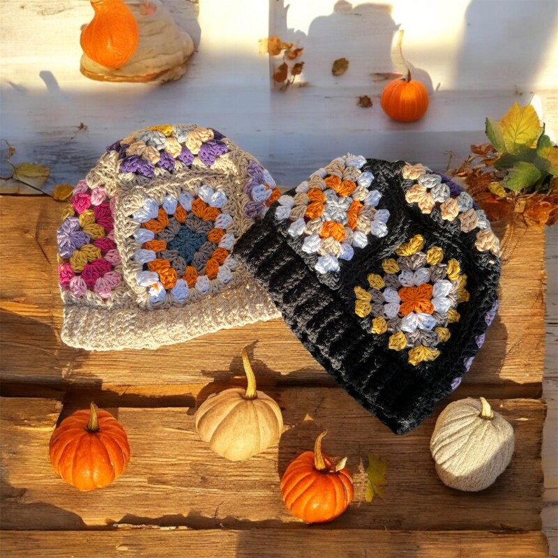 Granny Square Hat - Etsy