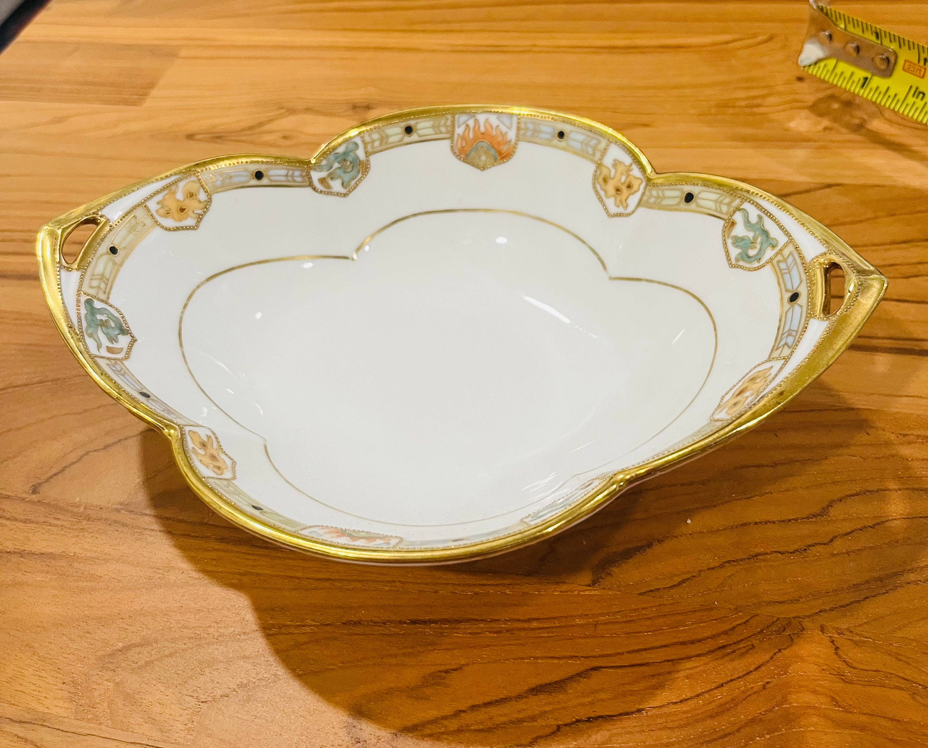 Nippon Hand Painted Porcelain Bowl - Etsy