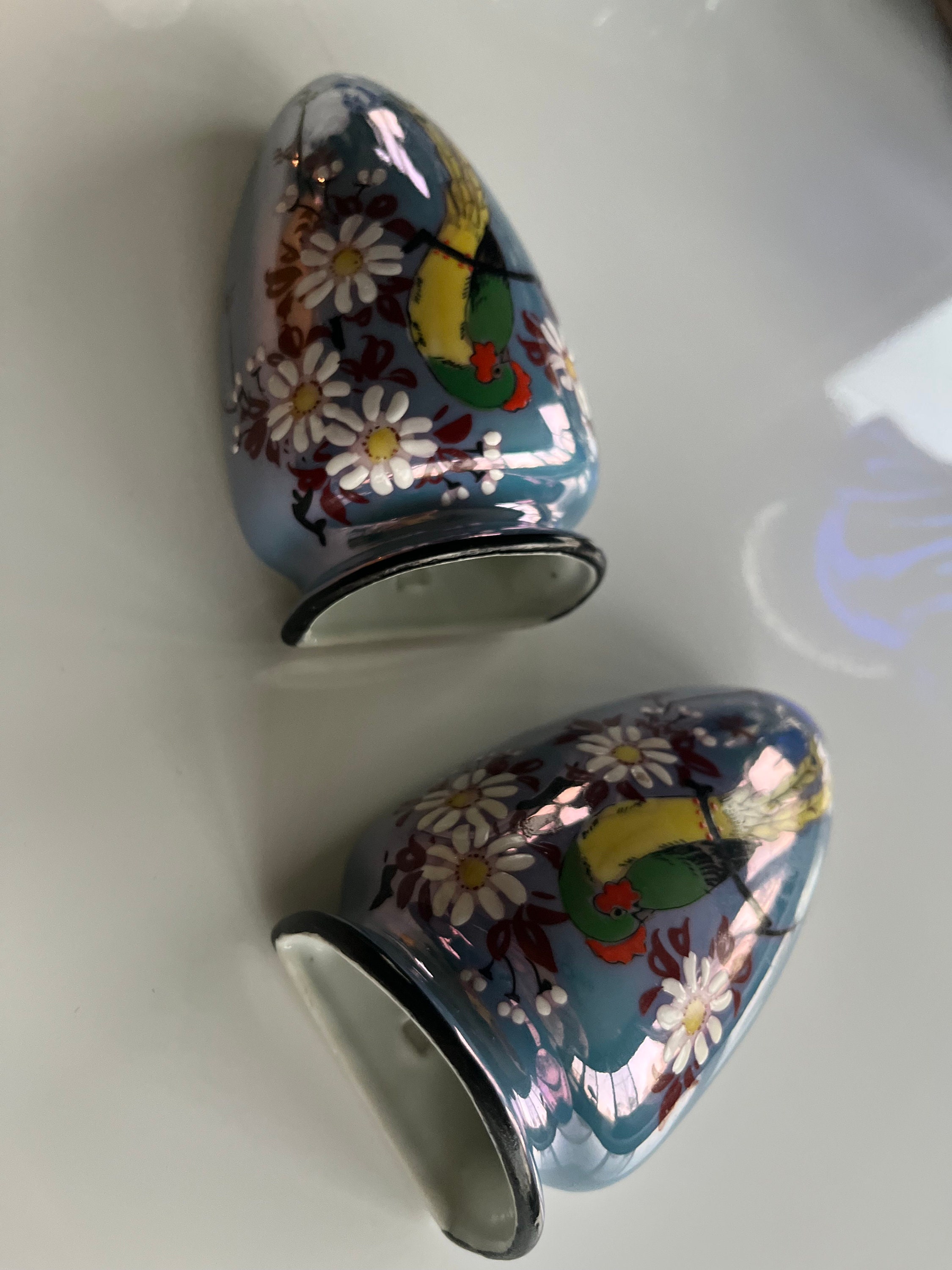 Vintage Lusterware Porcelain Wall Pockets, One Pair - Etsy