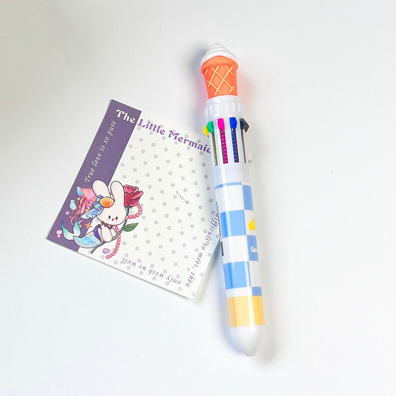 10 Colors Ballpoint Pen Children Student Graffiti Drawing Pen Bonus ...