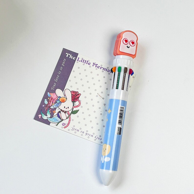 10 Colors Ballpoint Pen Children Student Graffiti Drawing Pen Bonus ...