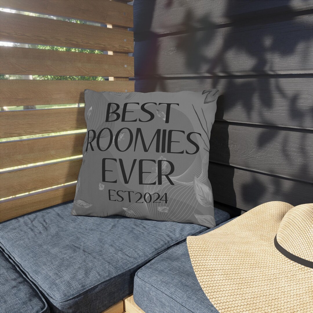 Best Roomies Ever Outdoor Pillows, Cozy Decor, Housewarming Gift, Garden Accessories ...