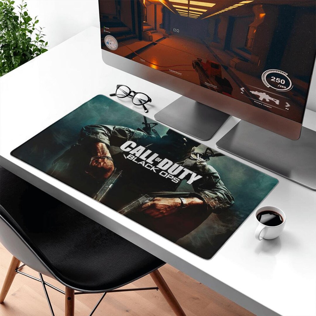 Call of Duty Gaming Mat, Black Ops Mouse Pad, Large Gaming Mat, Gamer ...