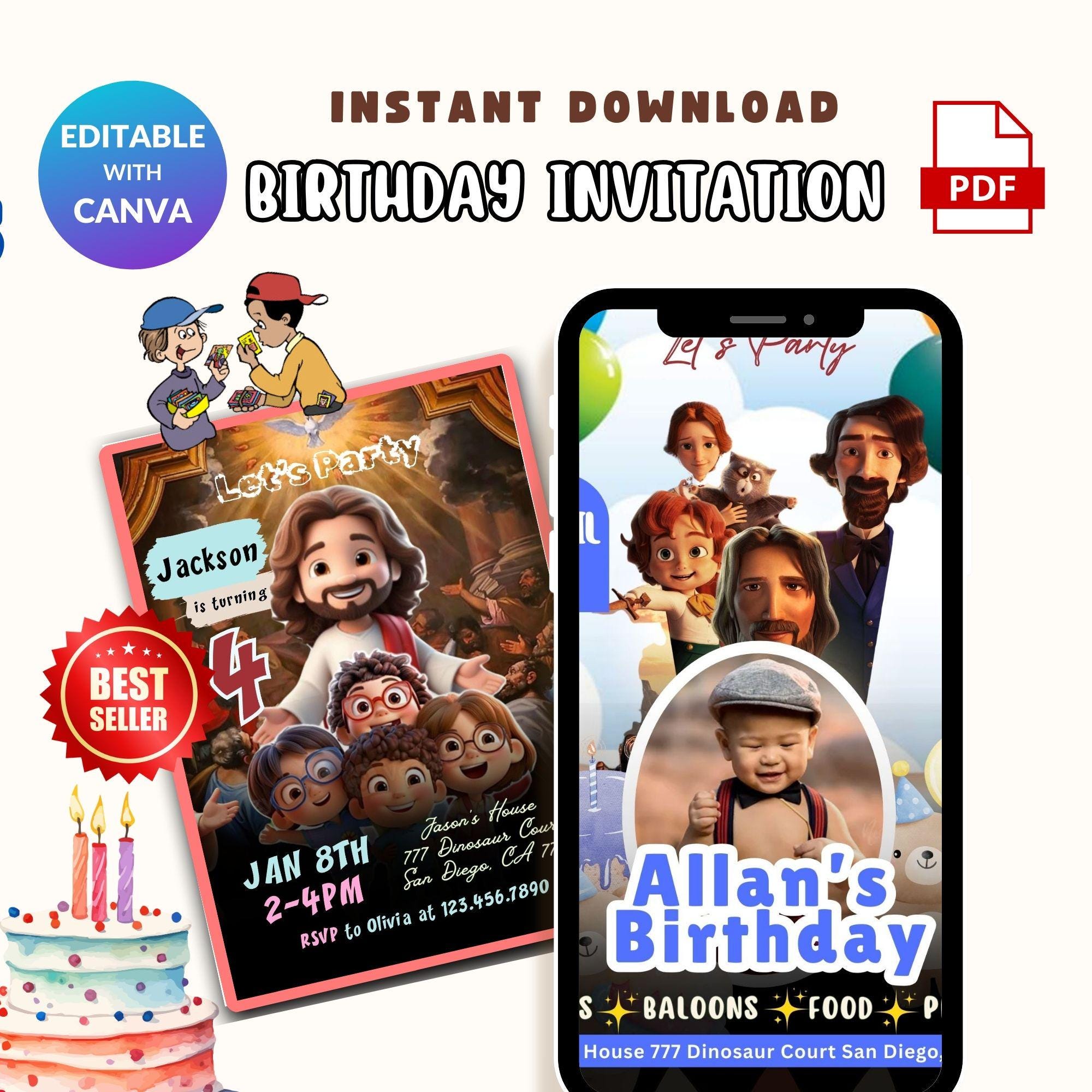 Religious Birthday Invitation For Adults