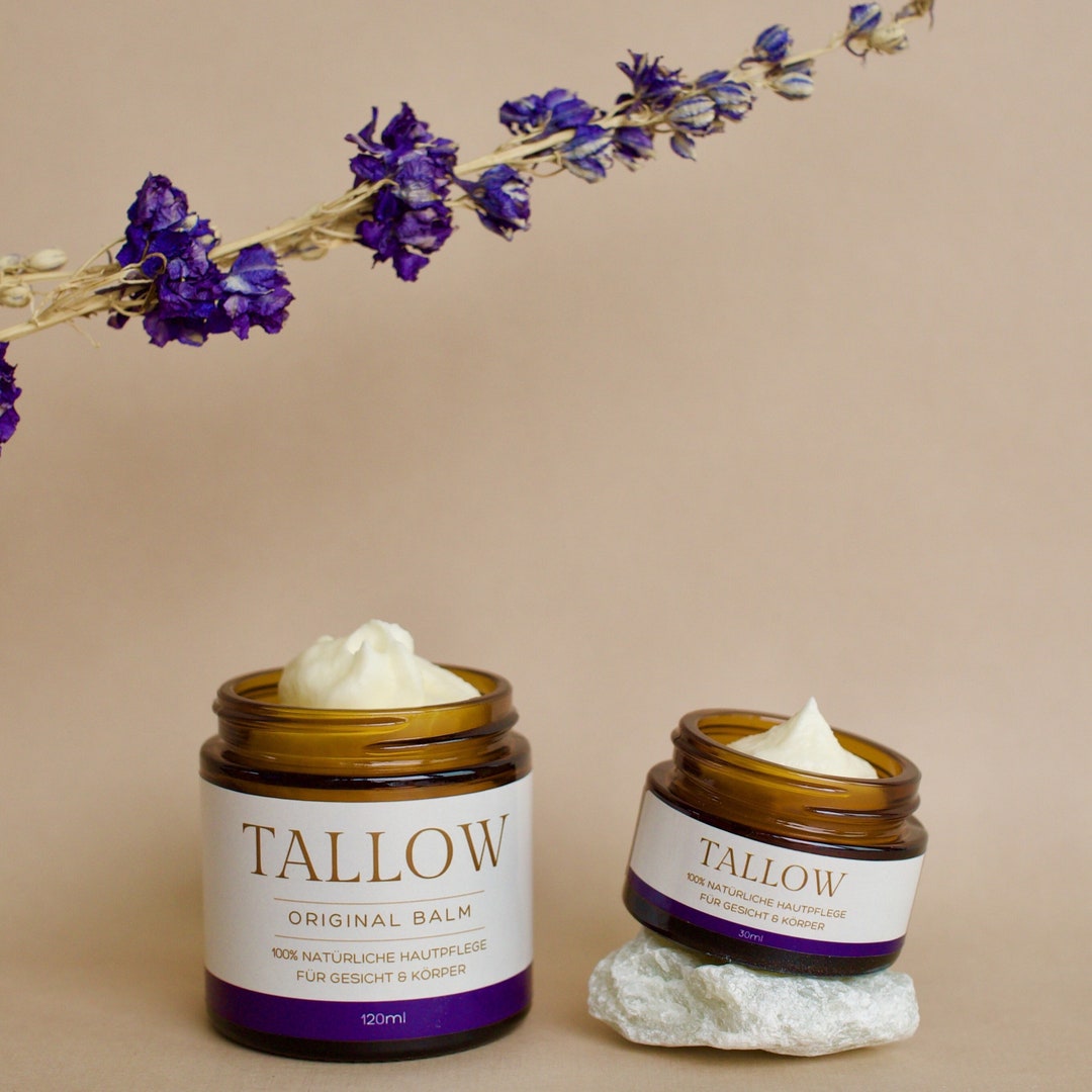 Tallow Lavender - Organic Grass-fed Beef Tallow Balm/cream From Germany ...