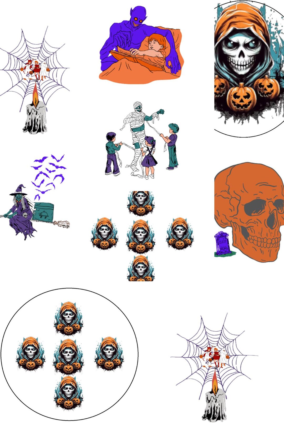 Scary Horror Stickers – Decorations That Terrify! - Etsy