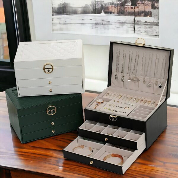 Leather Jewelry Box - Etsy