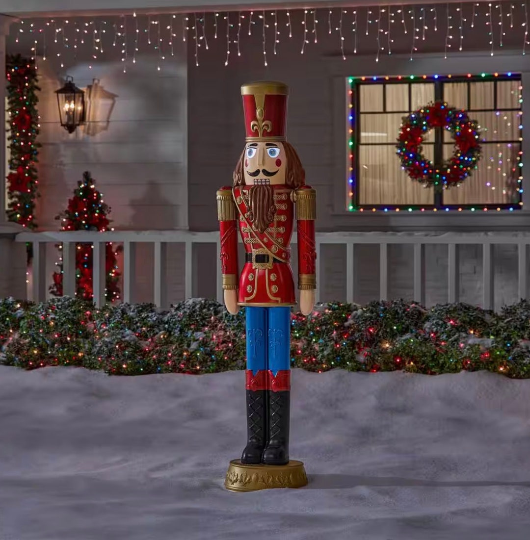 Outdoor Christmas Decor 6-ft. Nutcracker Christmas - Etsy