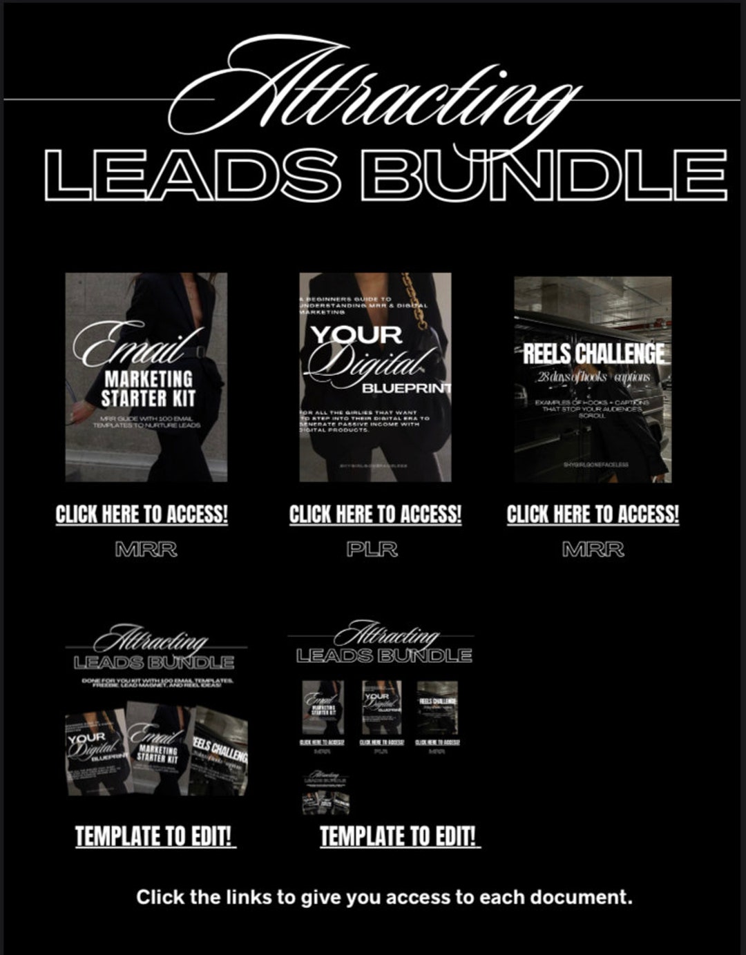 Attracting Lead Bundles, Digital Bundle, Digital Product, Resell ...