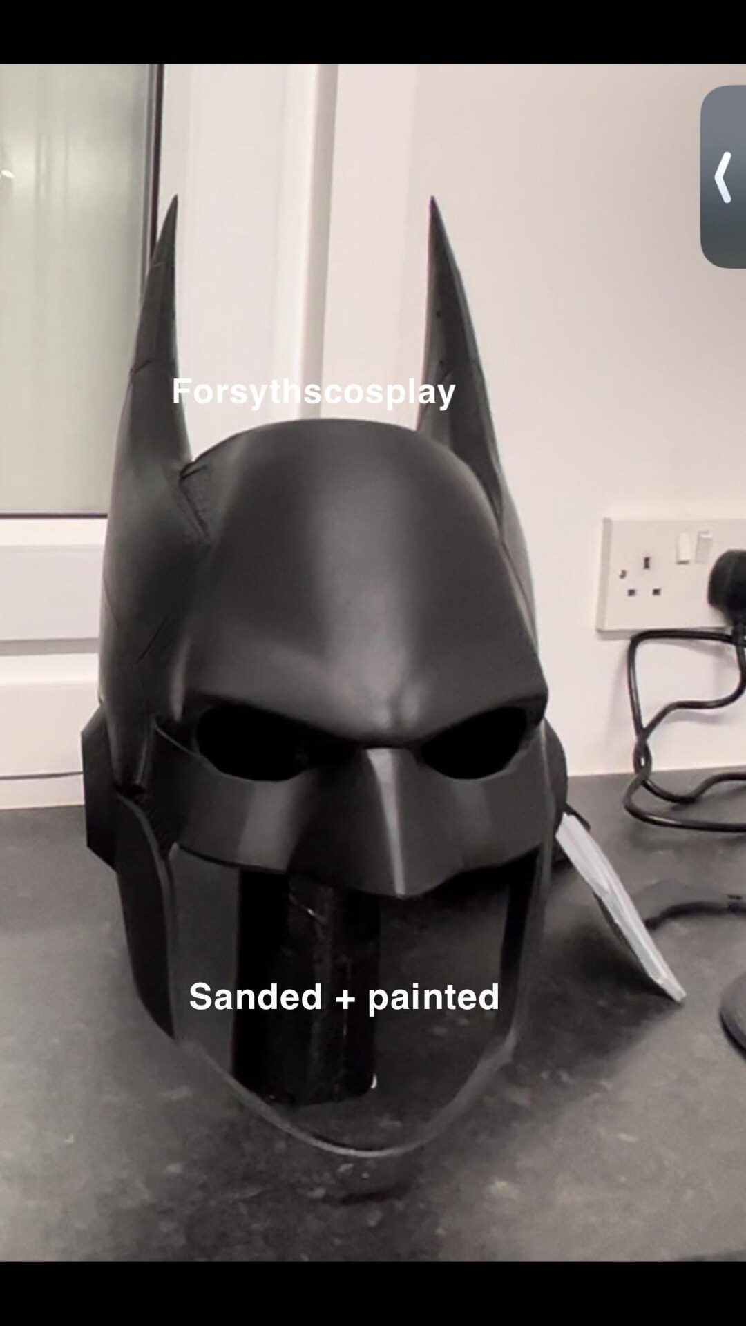 Bat Shaped Cowl for Display Only! 3d Printed, Mask, Helmet, Vengence - Etsy