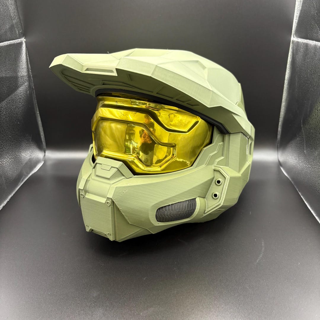 Master Chief Helmet, Halo Infinite, 3d Printed Kit: Helmet Wearable ...