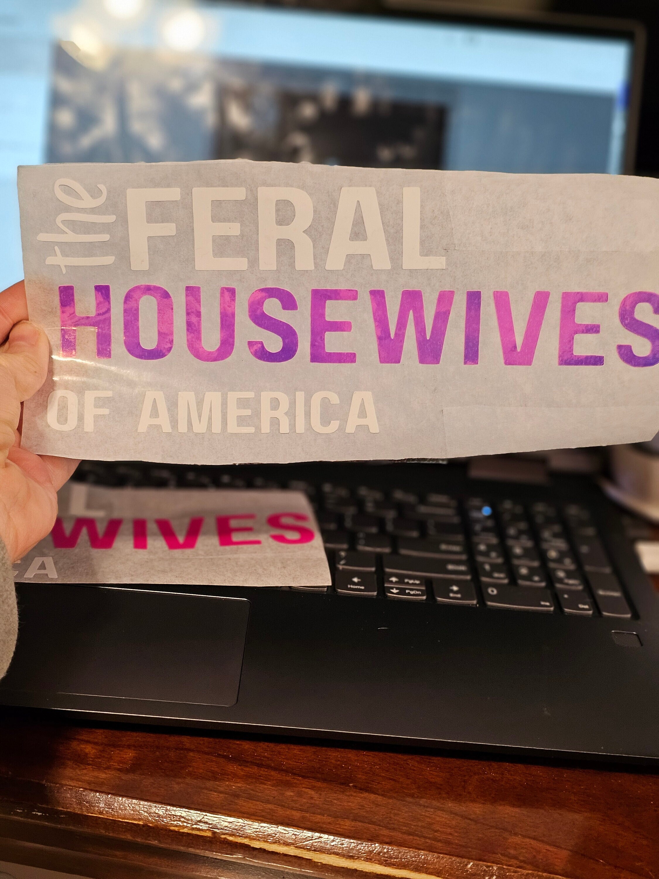 Feral Housewives of America Vinyl Car Decal | Funny Gift for Wife ...