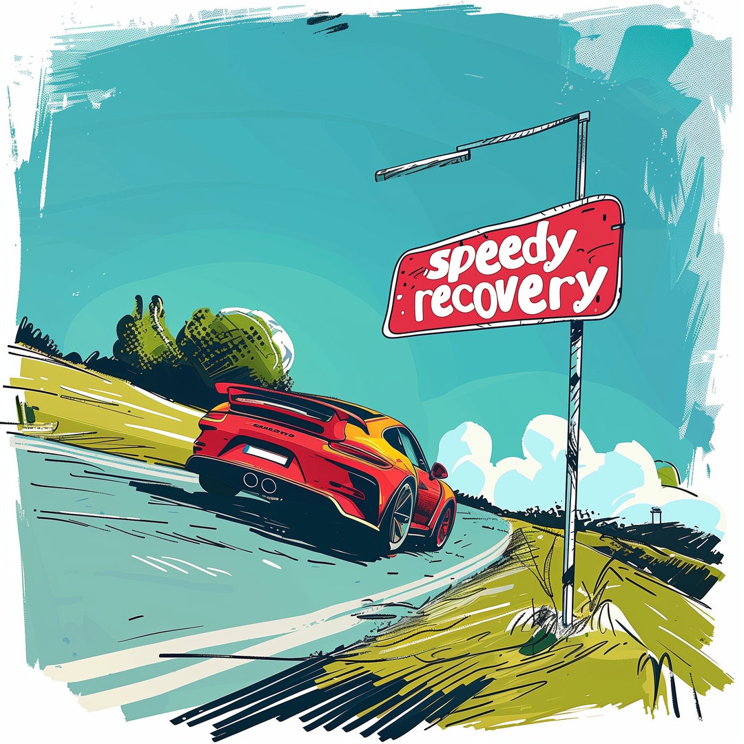 Get Well Soon Card, Speedy Recovery - Etsy