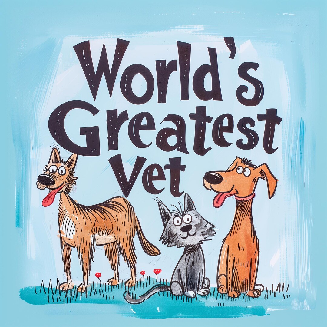 Worlds Greatest Vet Card - Etsy