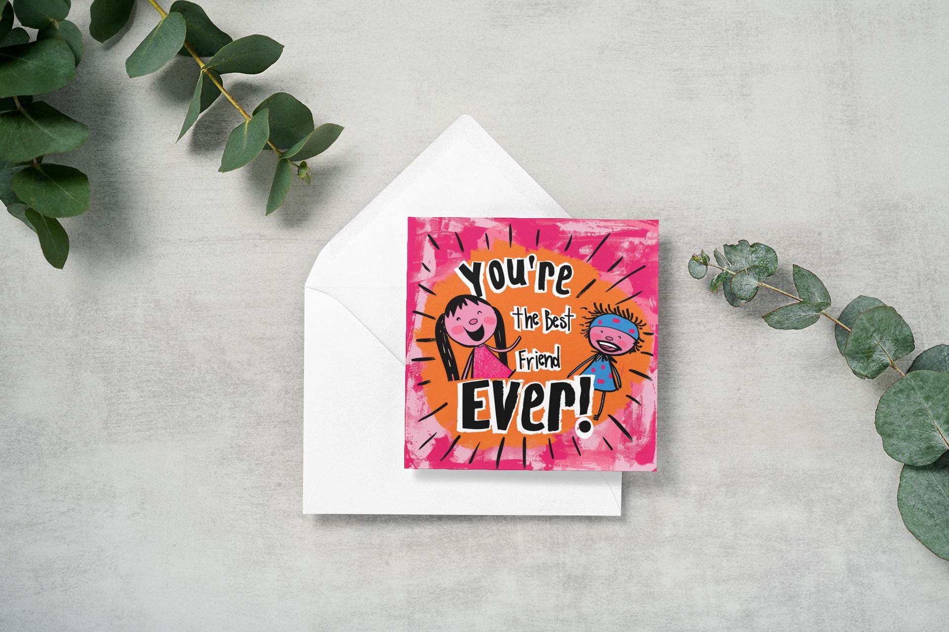 Best Friend Card - Etsy