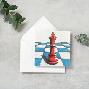 Chess Card, Greetings Card for a Chess Player, Chess Birthday Card ...