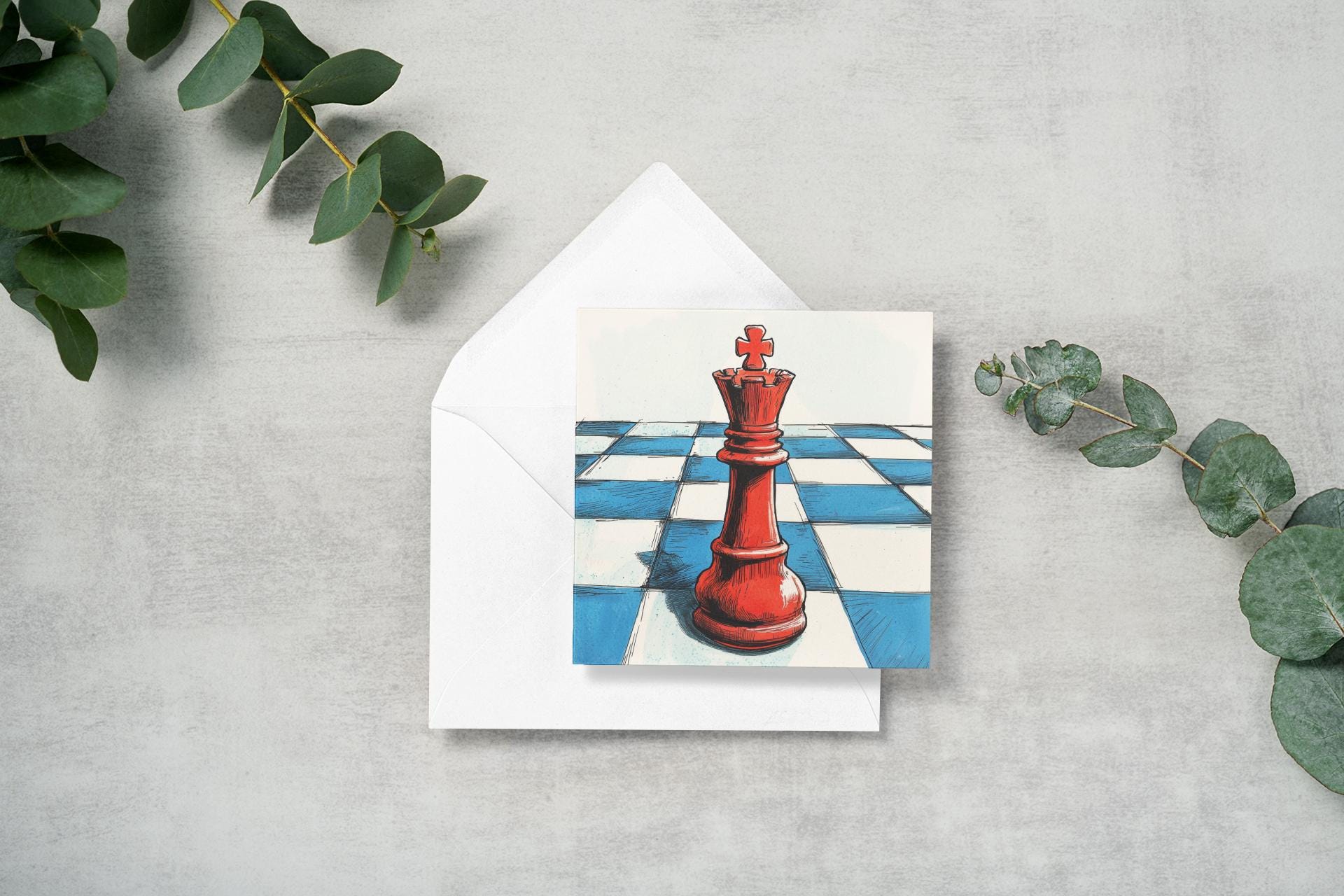Chess Card, Greetings Card for a Chess Player, Chess Birthday Card ...