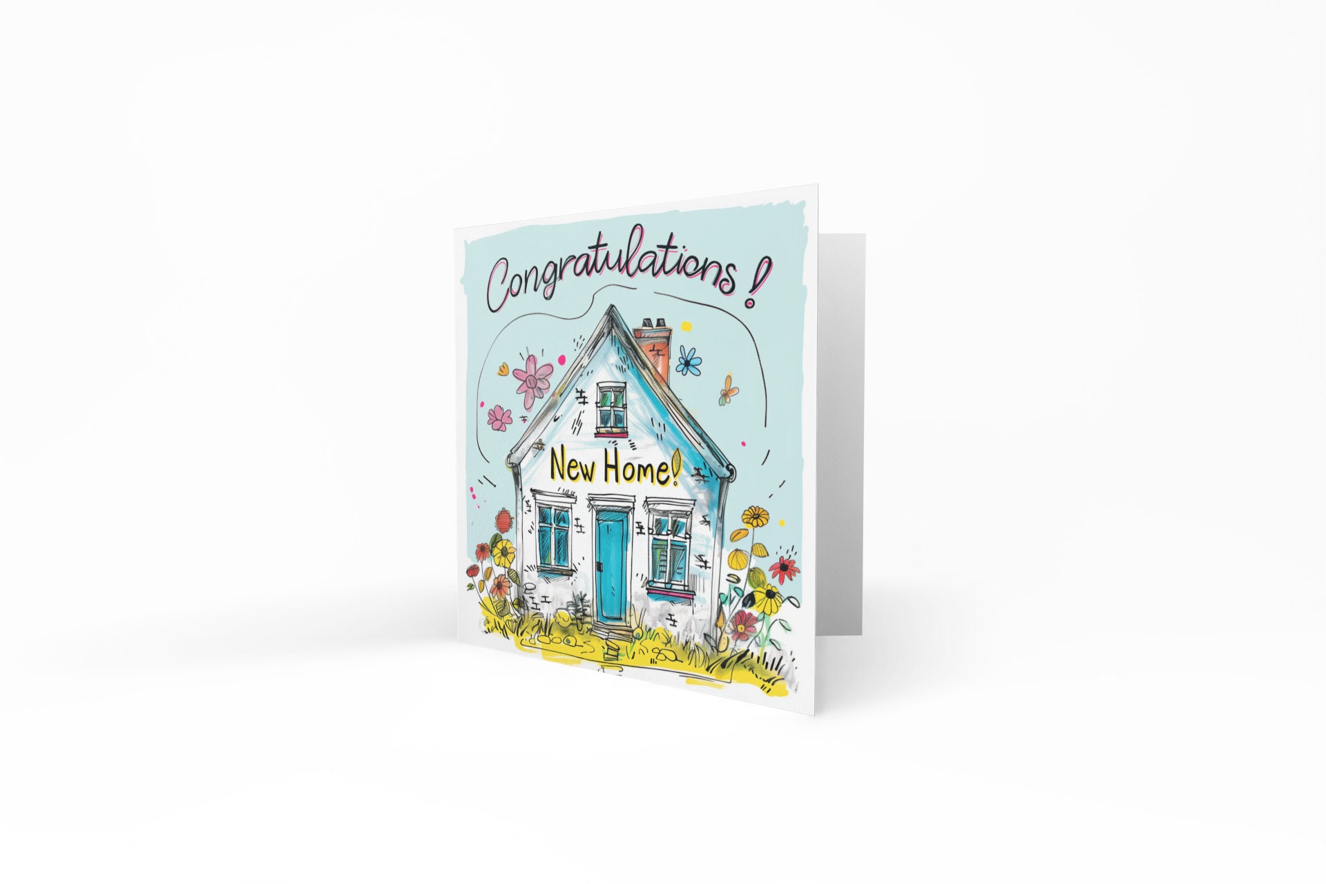 Congratulations New Home Card - Moving Home Greeting Card - Etsy