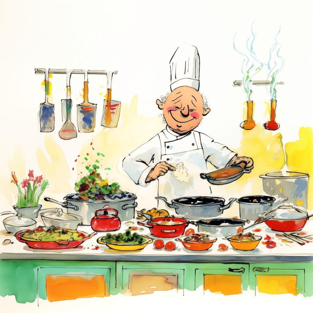 Chef Greetings Card, Card for Him, Chef Birthday Card, Executive Chef ...