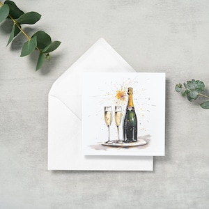 Congratulations Greetings Card, Celebration Card, New Years Card ...