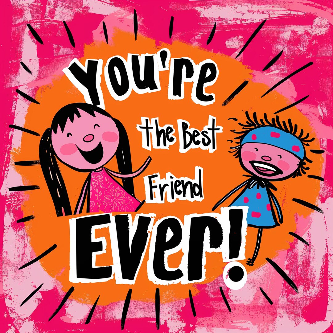 Best Friend Card - Etsy