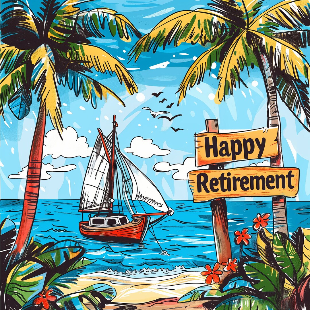 Happy Retirement Greetings Card, Retirement Card - Etsy