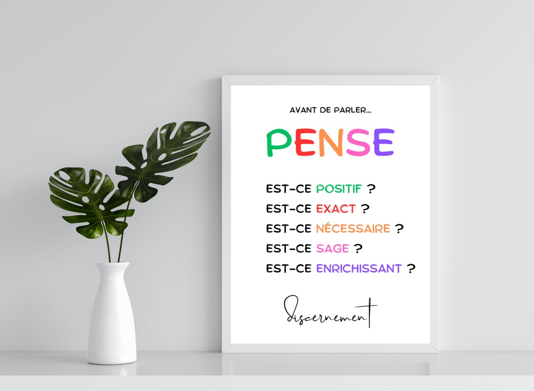 DISCERNMENT / Poster digital Product - Etsy