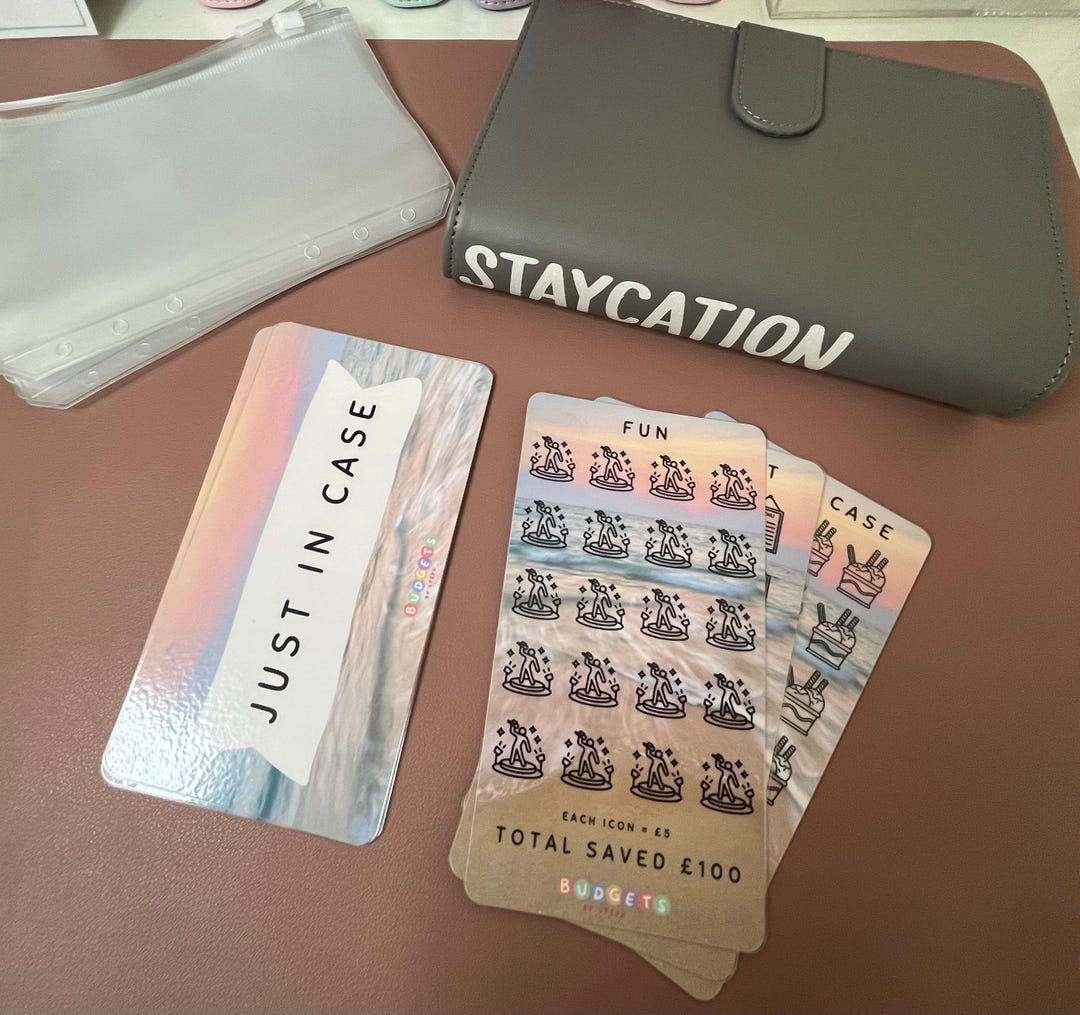 Staycation Binder Bundle | Cash Stuffing | Budgeting | Savings ...