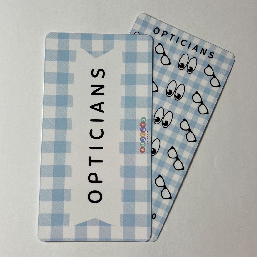 Opticians Savings Tracker - Etsy