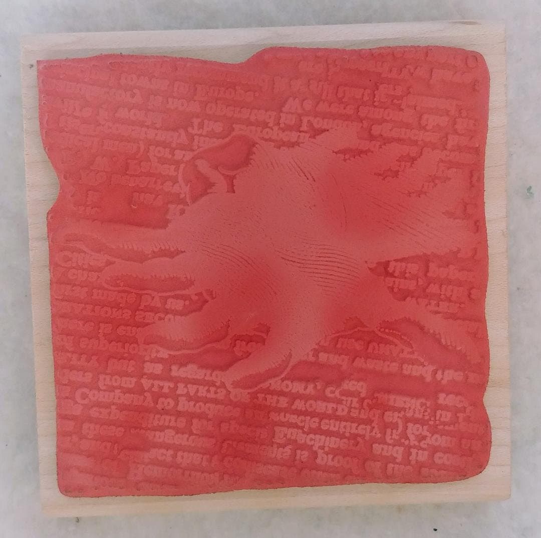 Collage Hand Rubber Stamp by Stampers Anonymous© - Etsy