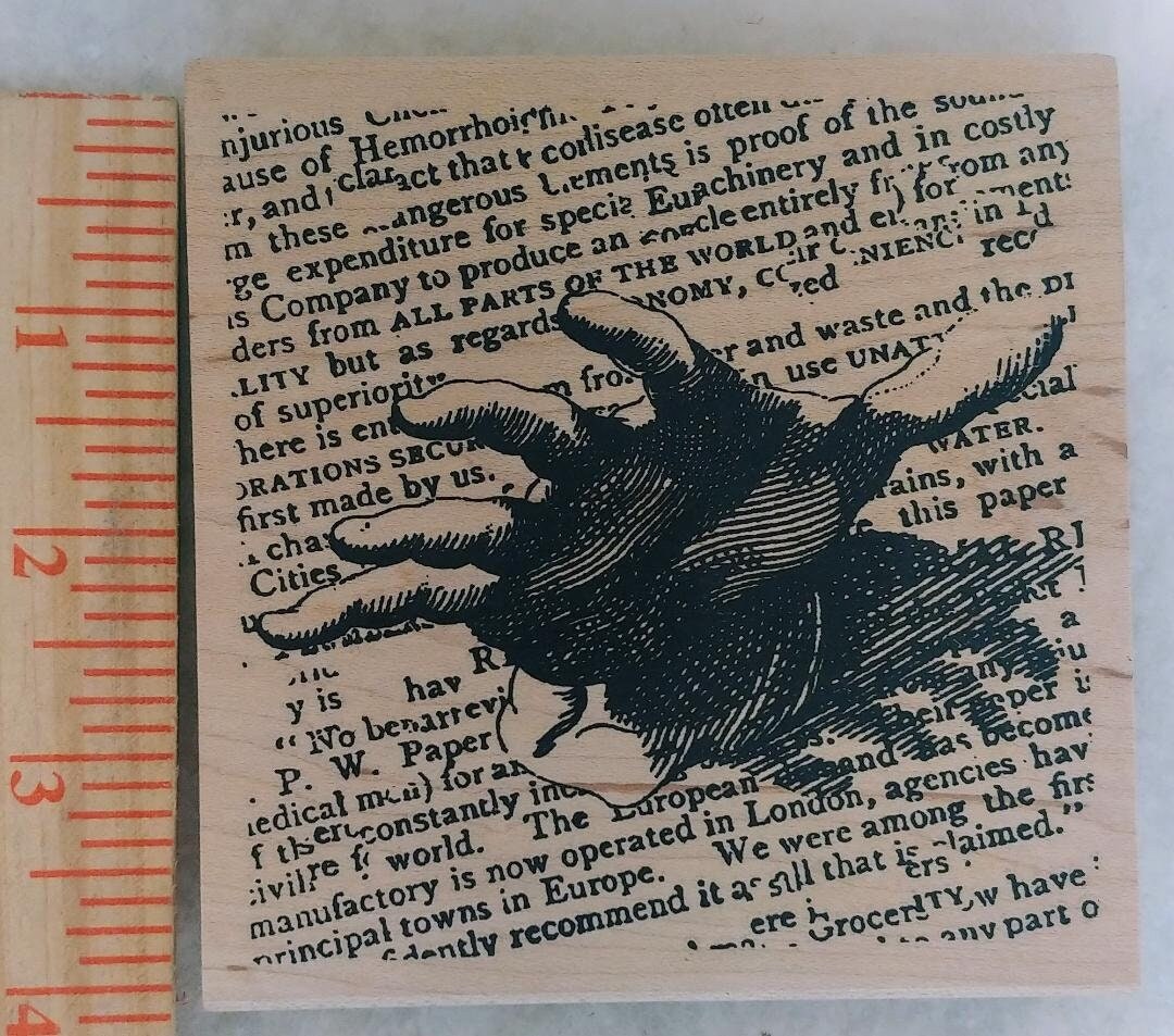 Collage Hand Rubber Stamp by Stampers Anonymous© - Etsy