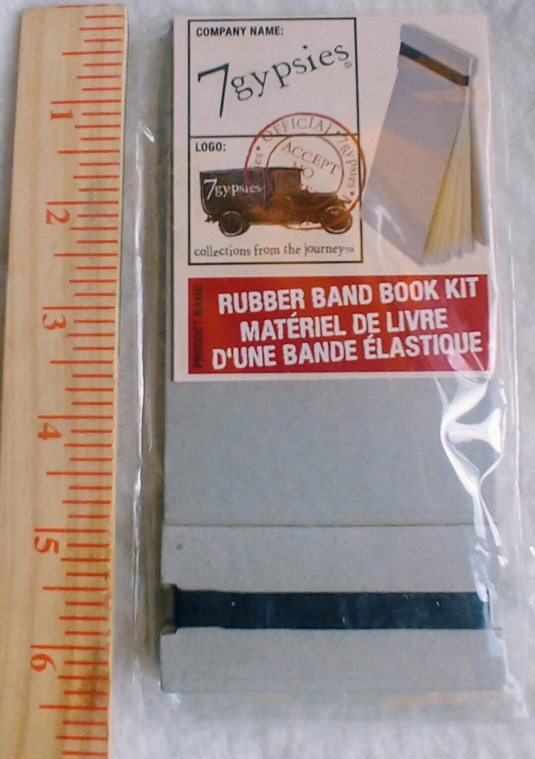 Rubber Band Book Kit by 7 Gypsies© - Etsy