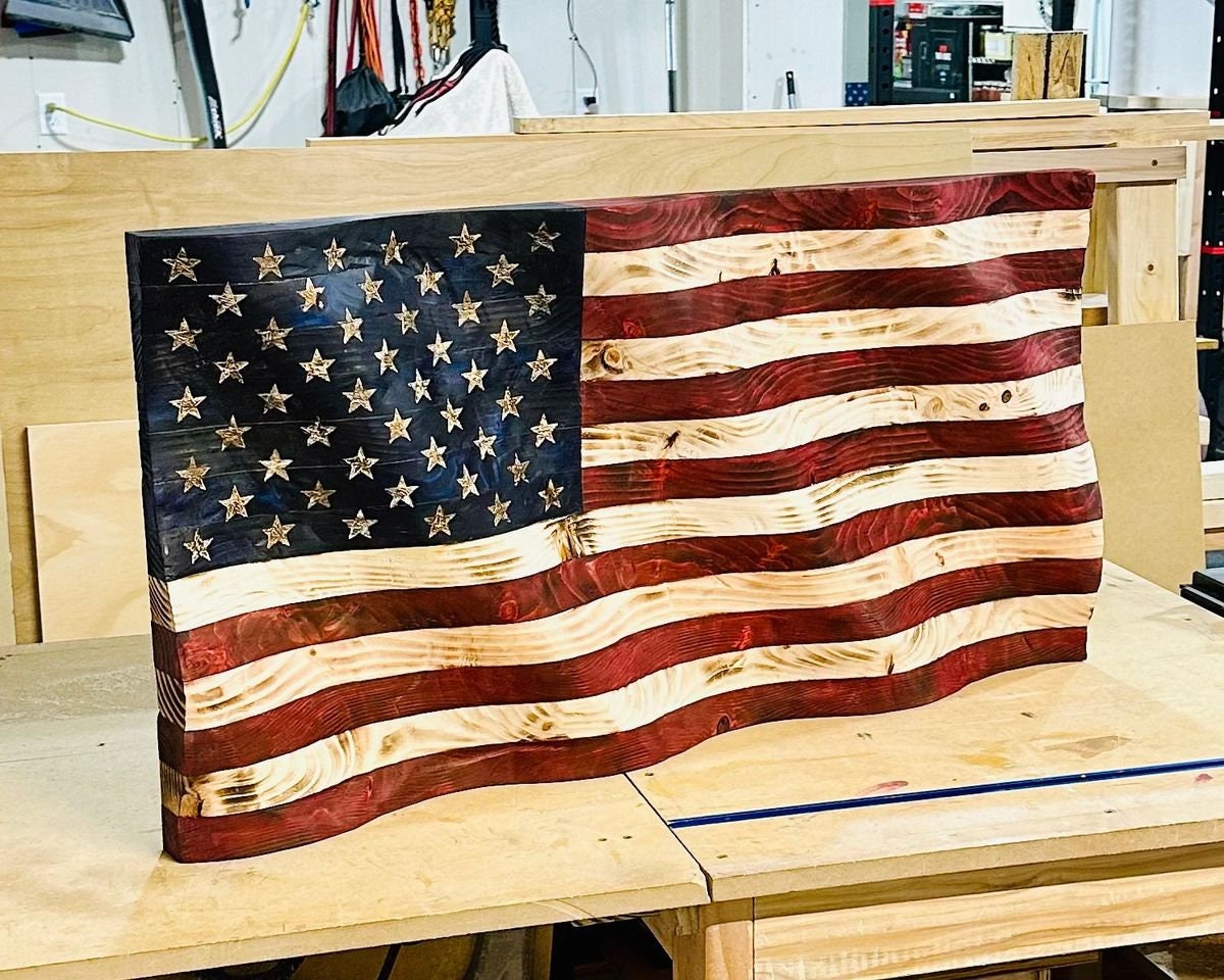 3D Waving Full Color Flag - Etsy