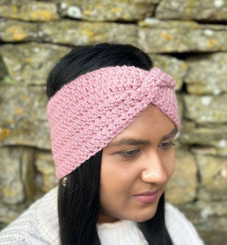 Easy Crochet Headband Pattern, Crochet Twisted Headband, Crochet Earwarmer, Crochet Headwrap ( 3 ...