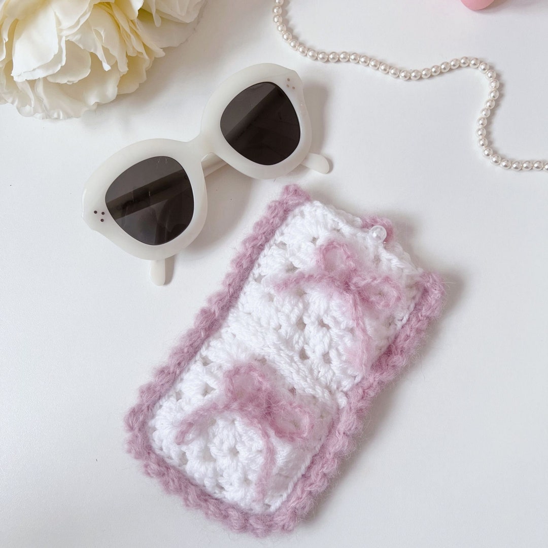 Crochet Sunglasses Case Crochet Pattern, Crochet Mobile Case, Crochet ...