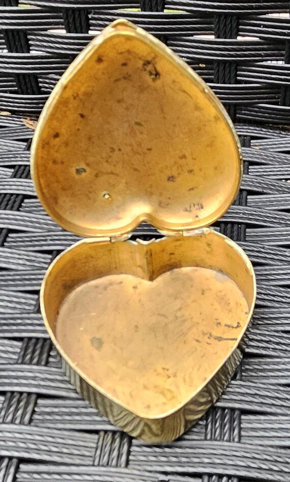 Rare Antique / Vintage Heart Pill , Snuff Box Ladybir… - Gem