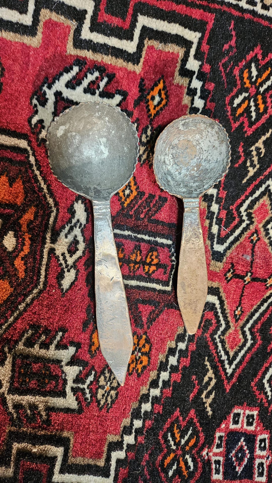 Antique Middle Eastern Handcrafted Tinned Copper Spoons - Etsy