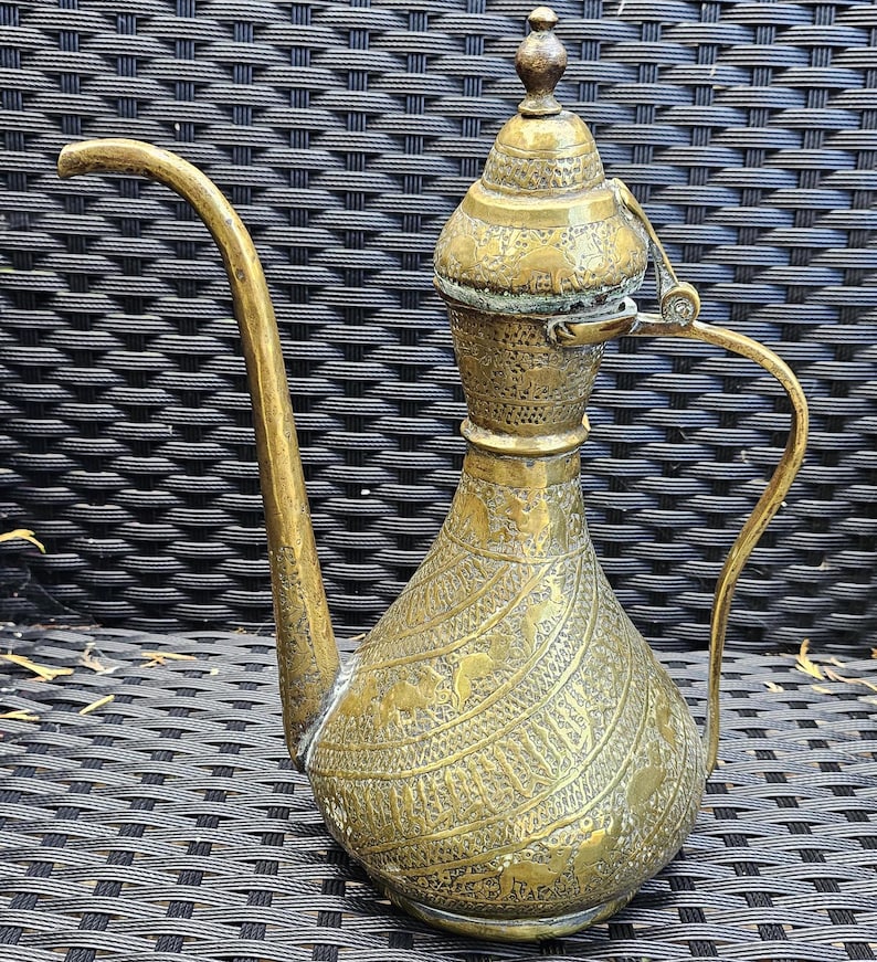 Antique Islamic Middle Eastern Coffee Pot / Ewer , Dallah - Etsy