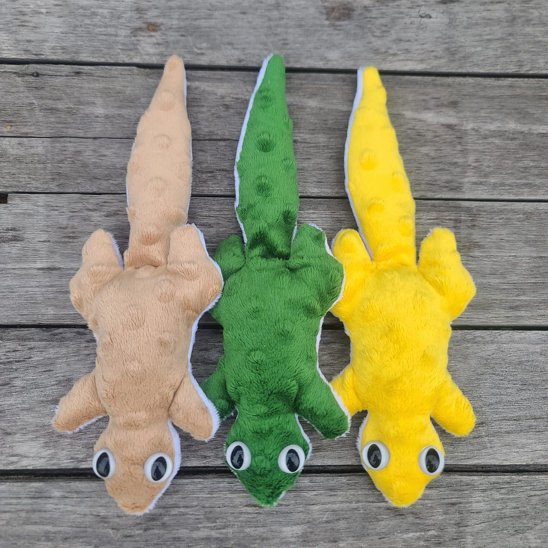Gecko Plush - Fidget Gecko - Lizard Plush - Sensory Plush - Worry Pet ...