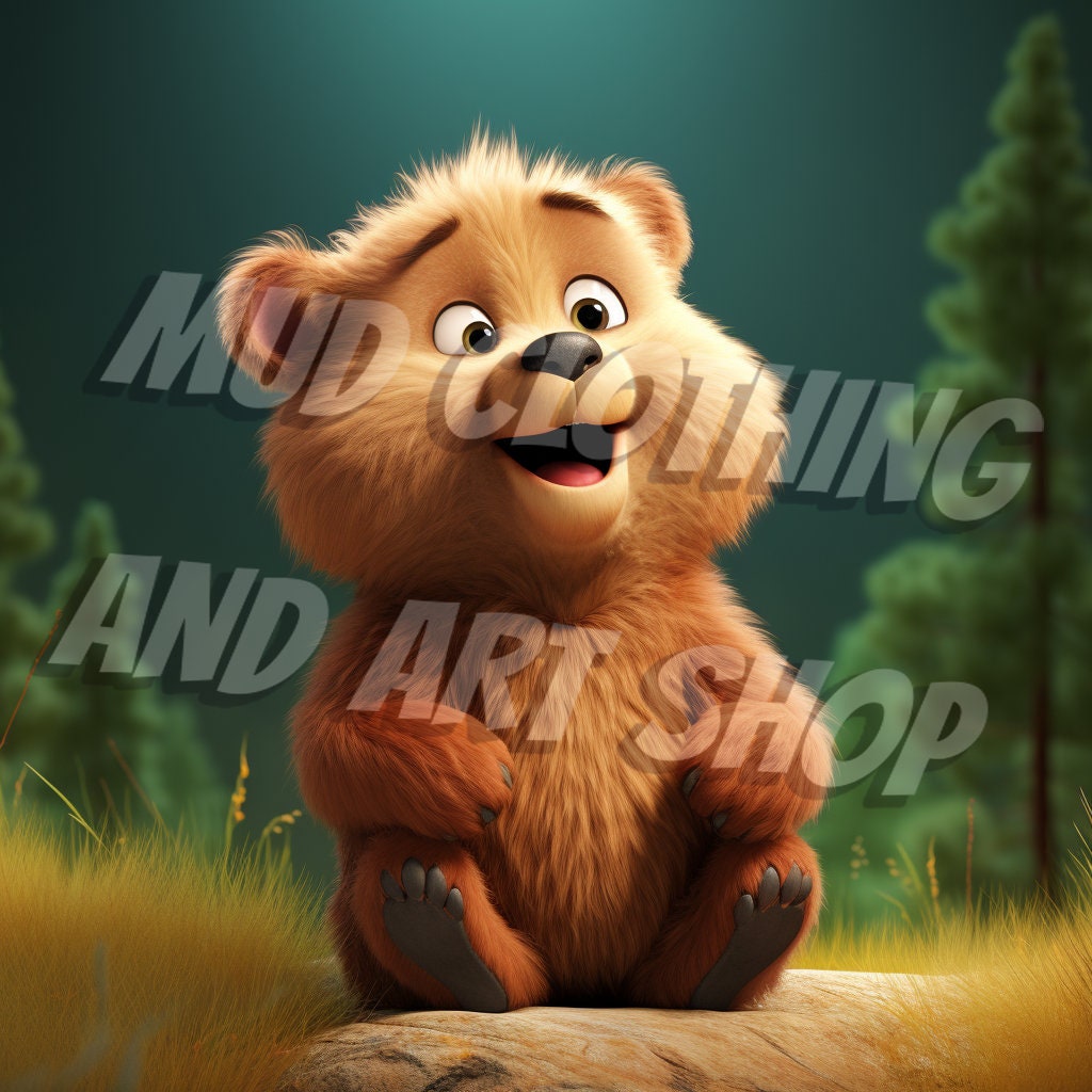 The Little Bear Clip Art V.2 12 Png Digital Flie - Etsy