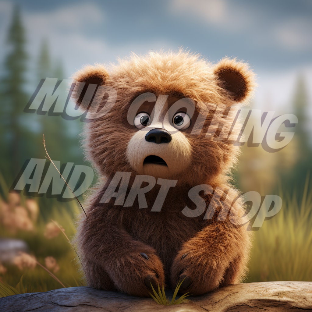 The Little Bear Clip Art V.2 12 Png Digital Flie - Etsy