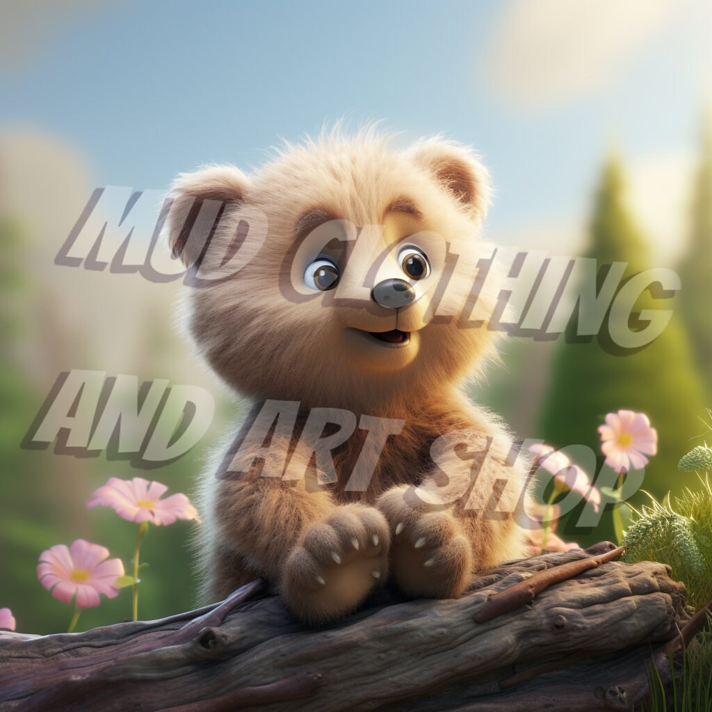 The Little Bear Clip Art V.2 12 Png Digital Flie - Etsy